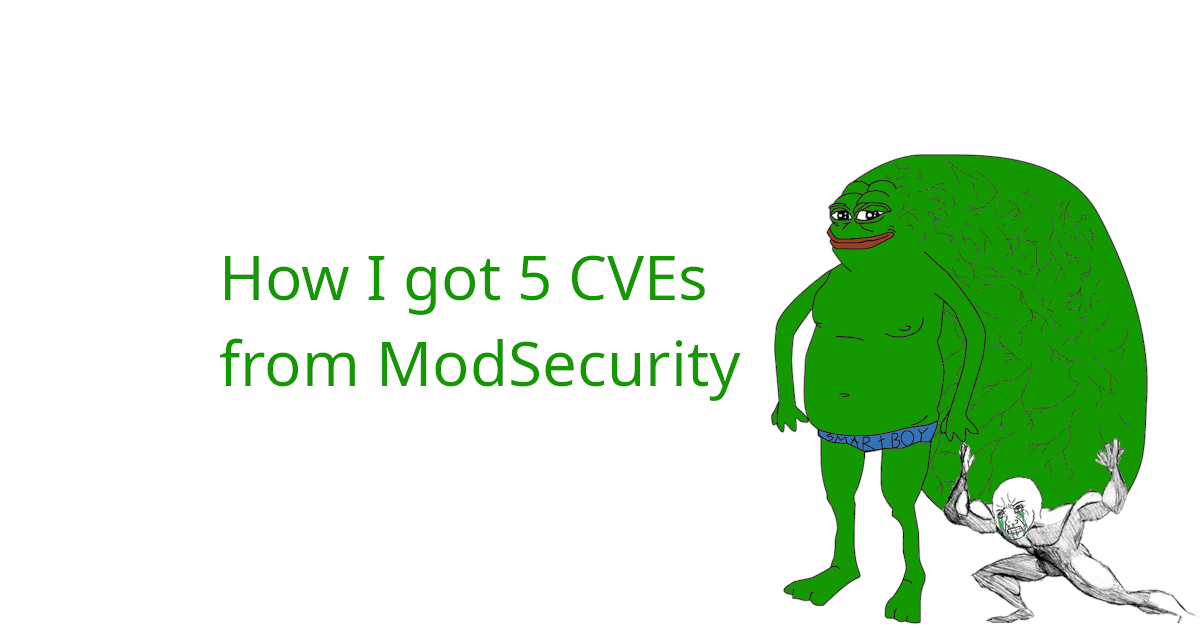 ReDOS in ModSecurity
